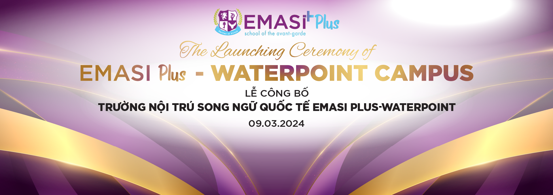 Lễ công bố Trường Nội trú Song ngữ Quốc tế EMASI Plus - Waterpoint ...